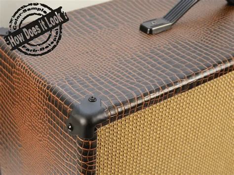 Tube Town Store Tolex Tube Town Brown Alligator