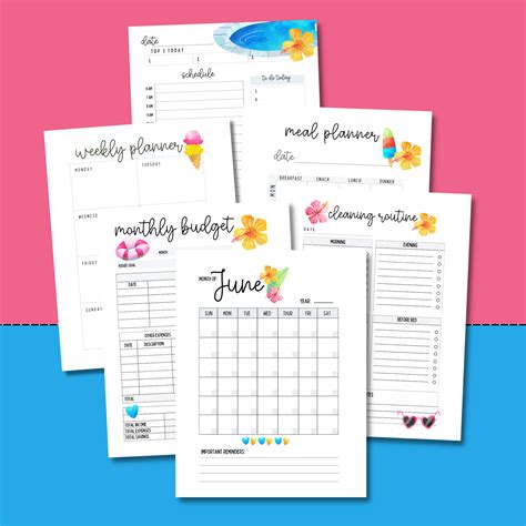 May Planner Printables Planning Inspired