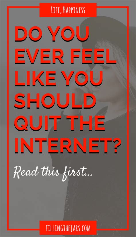Is It Time To Quit The Internet Filling The Jars