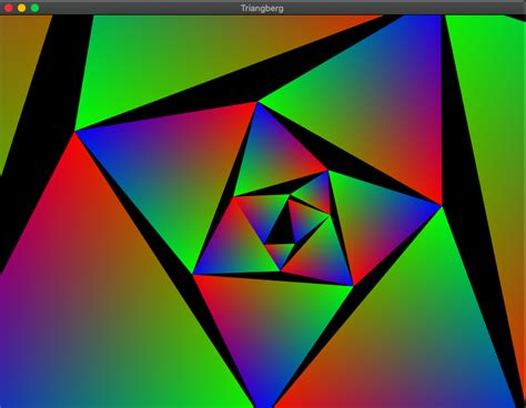 GitHub Saxbophone Triangberg Procedurally Generated Patterns Of Triangles