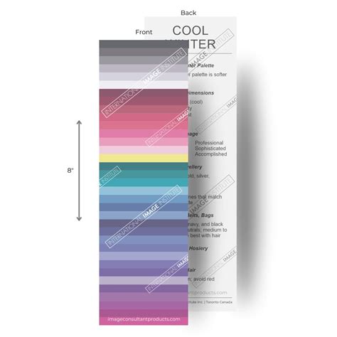 Colour Analysis Cool Winter Palette International Image Institute