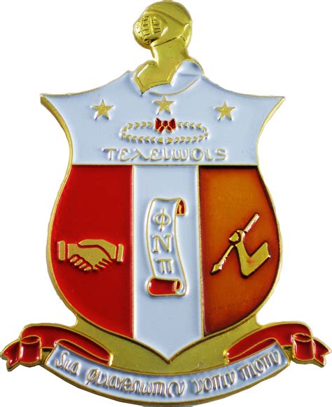Kappa Alpha Psi Shield Die Cut Car Badge Red 3