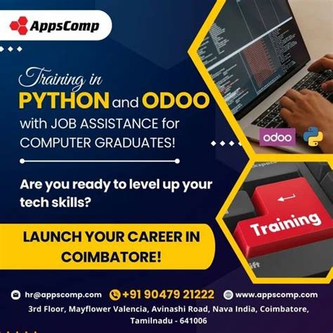 Odoo And Python Software Training At ₹ 25000course In Coimbatore Id 2855319079948