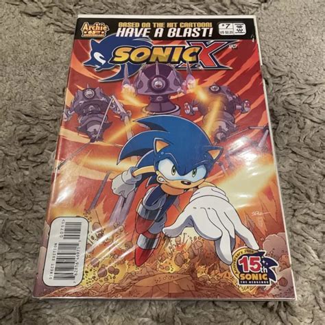 Sonic The Hedgehog X Archie Comic Issue 7 Rare Sega £2152 Picclick Uk