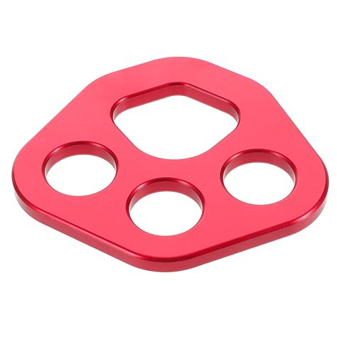 Climber Rigging Plate Tool Sturdy Climbing Force Divider Red