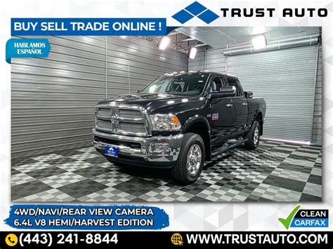 Used 2018 Ram 2500 Big Horn 4wd Crew Cab 64l V8 Hemi Pickup Truck W