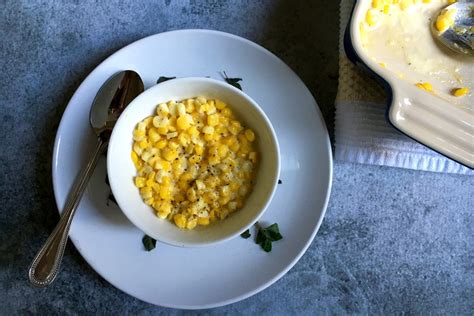 Creamy Corn Casserole Recipe Thriftyveggiemama