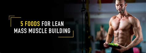 5 Foods For Lean Mass Muscle Building A Guide By Proteinkart