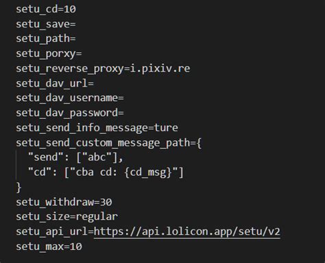这里贴上群友的错误的配置方式 Issue kexue z nonebot plugin setu now GitHub