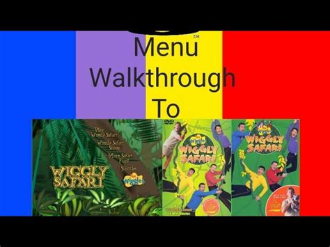 The Wiggles Wiggly Safari Dvd Menu