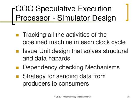 Ppt Out Of Order Speculative Execution Powerpoint Presentation Free Download Id 6523023