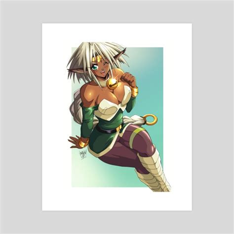 Aisha Clan Clan Outlaw Star An Art Print By Danmakuman Inprnt