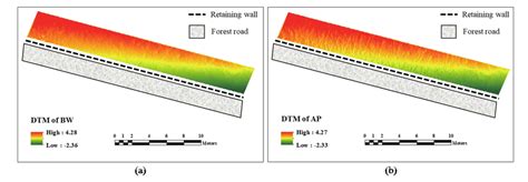 Color Online Dtms For A Bw And B Ap Download Scientific Diagram