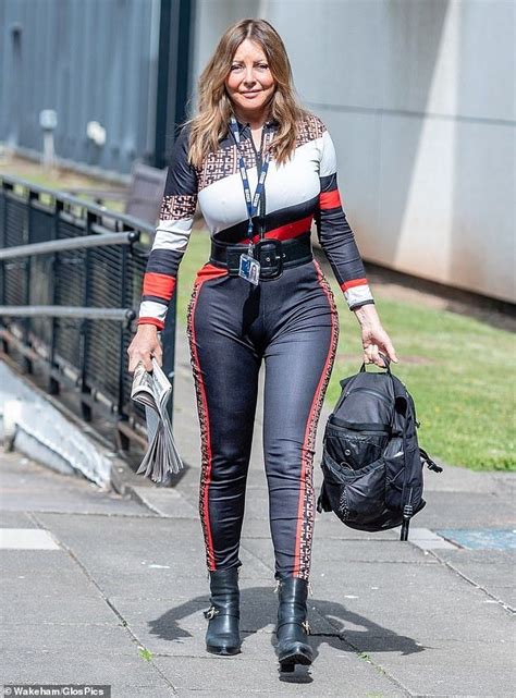 Best 12 Carol Vorderman Displays Her Smooth Complexion And Eye Popping Curves To Arrive At Bbc