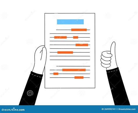 Grammar Editing Process Stock Vector Illustration Of Draft 269995741