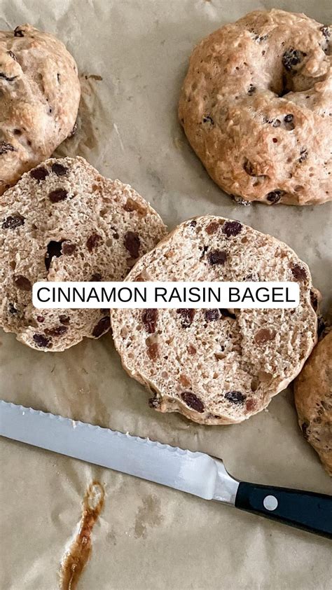 Cinnamon Raisin Bagel 9am Chef
