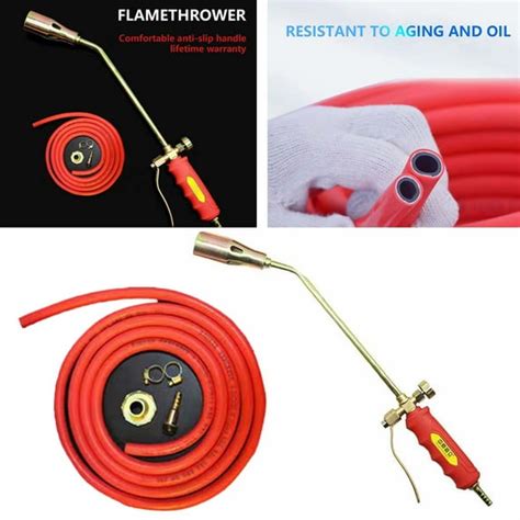 Propane Torch Burner Kit With Self Igniting High Output Portable Design
