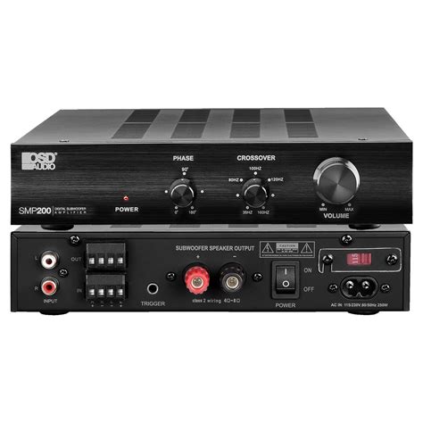 Smp200 200w Mono Subwoofer Amplifier Outdoor Speaker Depot