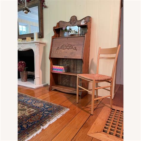 Antique Larkin Oak Drop Front Secretary Desk Aptdeco