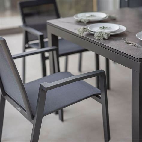 Bramblecrest Seville Extending Garden Dining Table Set 8 Seater Rectangular Dining Table