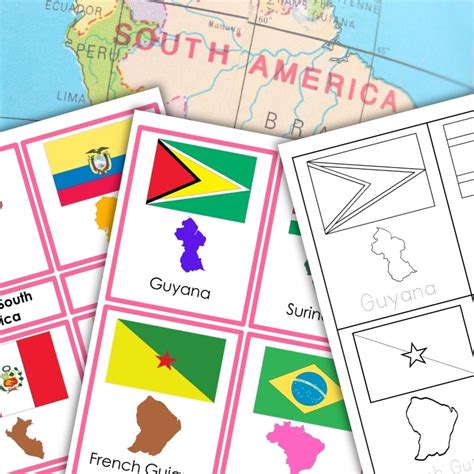 South America Flags Printable 2025