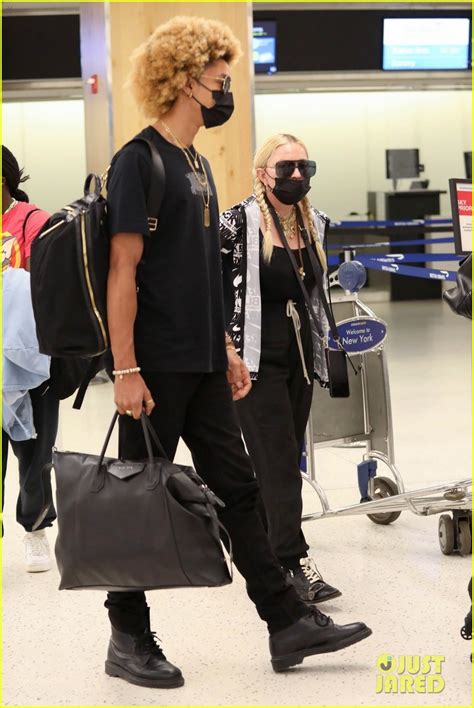 Madonna Holds Hands With Boyfriend Ahlamalik Williams At The Airport