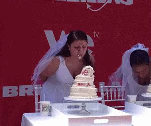Bridezillas Eating Cake  Bridezilla Bride Cake Discover And Share S