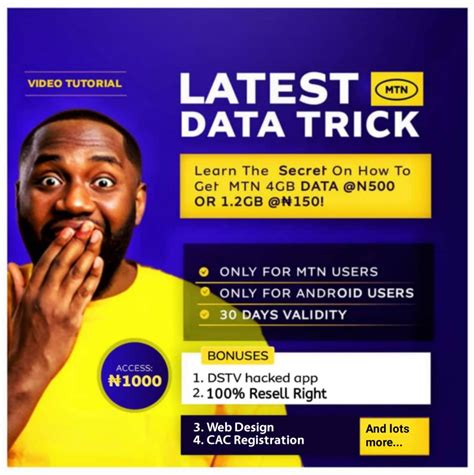 Buy Mtn Data Hack By Ibn Shaakir On Selar