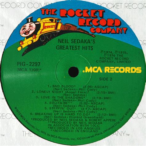 Neil Sedaka Neil Sedakas Greatest Hits Lp Comp Glo Bulltrax