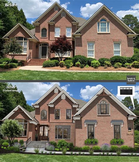 Rendering Rendering Red Brick Traditional Home Diy Wall Rendering