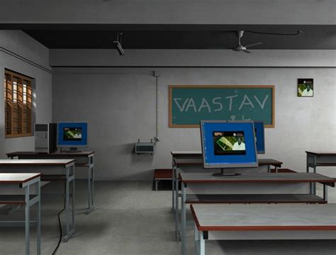 Class Room Hp Desktop 3d Max