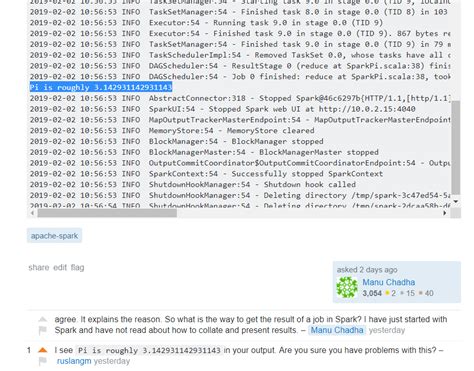 Not Seeing Output Of Spark Submit Stack Overflow
