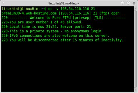 Using Netcat For Port Scan Linux Hint Using Netcat For Port Scan Linux Hint