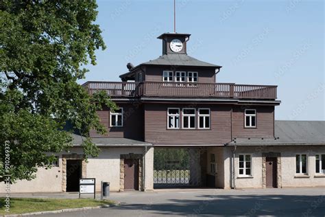 Buchenwald Concentration Camp Entrance Gate Building 315 Pm Was The