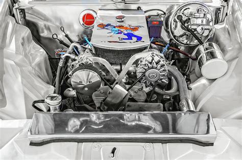 1953 Studebaker Commander Engine Compartment