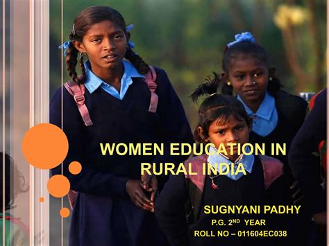 Women Education In Rural India Ppt Eco Pptx