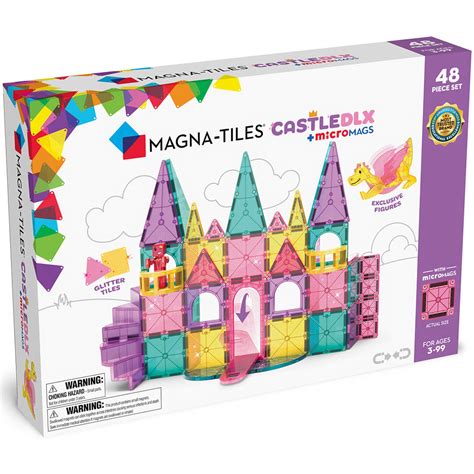 Magna Tiles Castle Dlx 48 Magnetische Tegels And Figuren