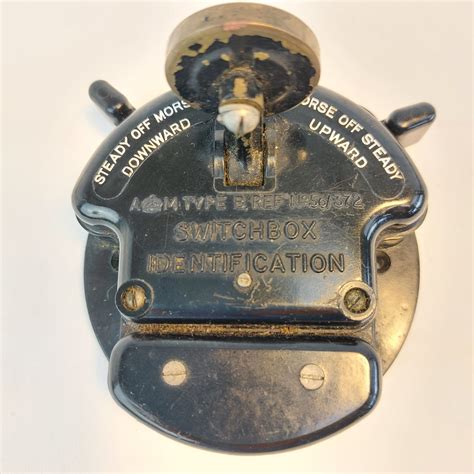 Ww2 Raf Identification Lamp Morse Key No 5c 372 Used In Spitfires Hurricanes And Lancasters