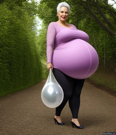 Grandmas Balloon Belly By Oldpregobellystory41 On Deviantart