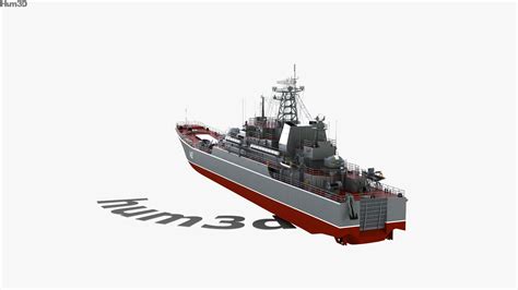 360 View Of Ropucha Class Landing Ship 3d Model 3dmodels Store