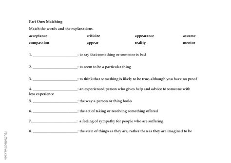 Self Criticism English Esl Worksheets Pdf And Doc