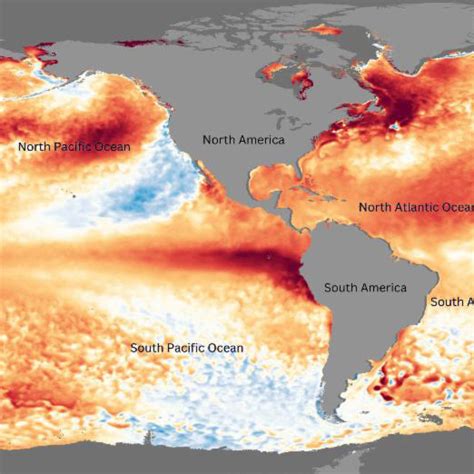 Sea Surface Temperature Anomaly El Niño Science On A Sphere