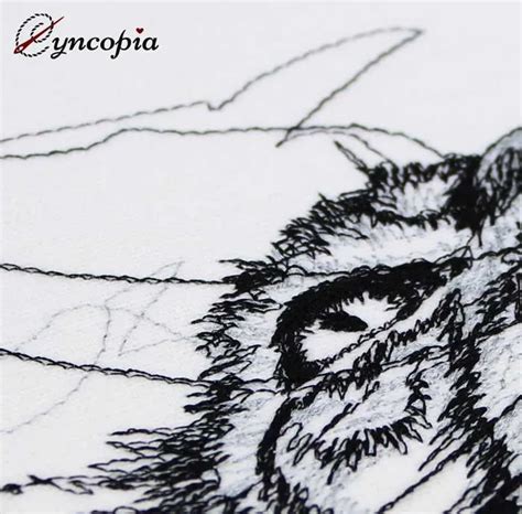 Stickdatei Neugierige Katze Scribble