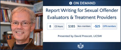 Report Writing For Sexual Offender Evaluators And Treatment Providers