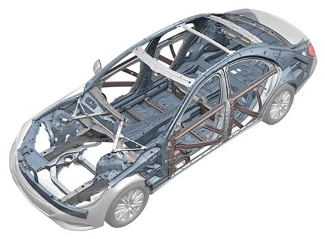 2013 Mercedes S Class Body Structure Boron Extrication