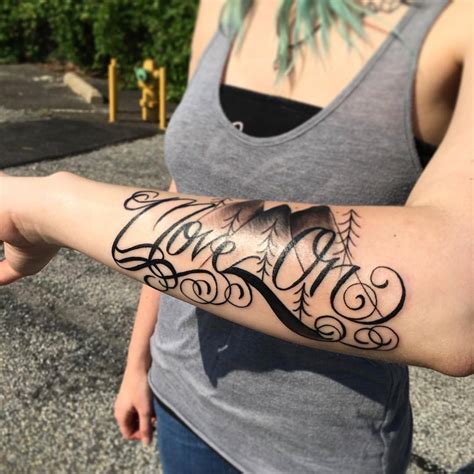 Becky G Tattoos 🍃move On🍃 Forearm Lettering On One Of My