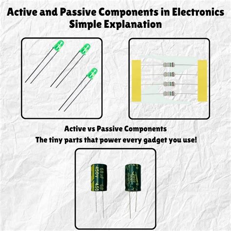 Active Vs Passive Components Explained In Electronics Edzeal