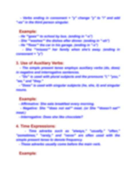 Solution Understanding The Simple Present Tense Rules Regulations And