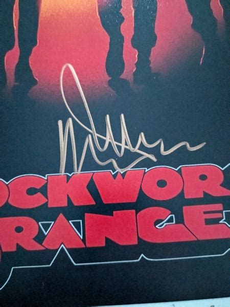 Malcolm Mcdowell Signed 11x14 Photo Clockwork Orange Autograph Jsa Coa
