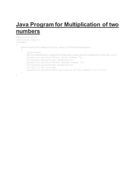 Programs Of Java Docx